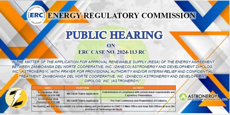 ZANECO – Electric Cooperative of Zamboanga del Norte
