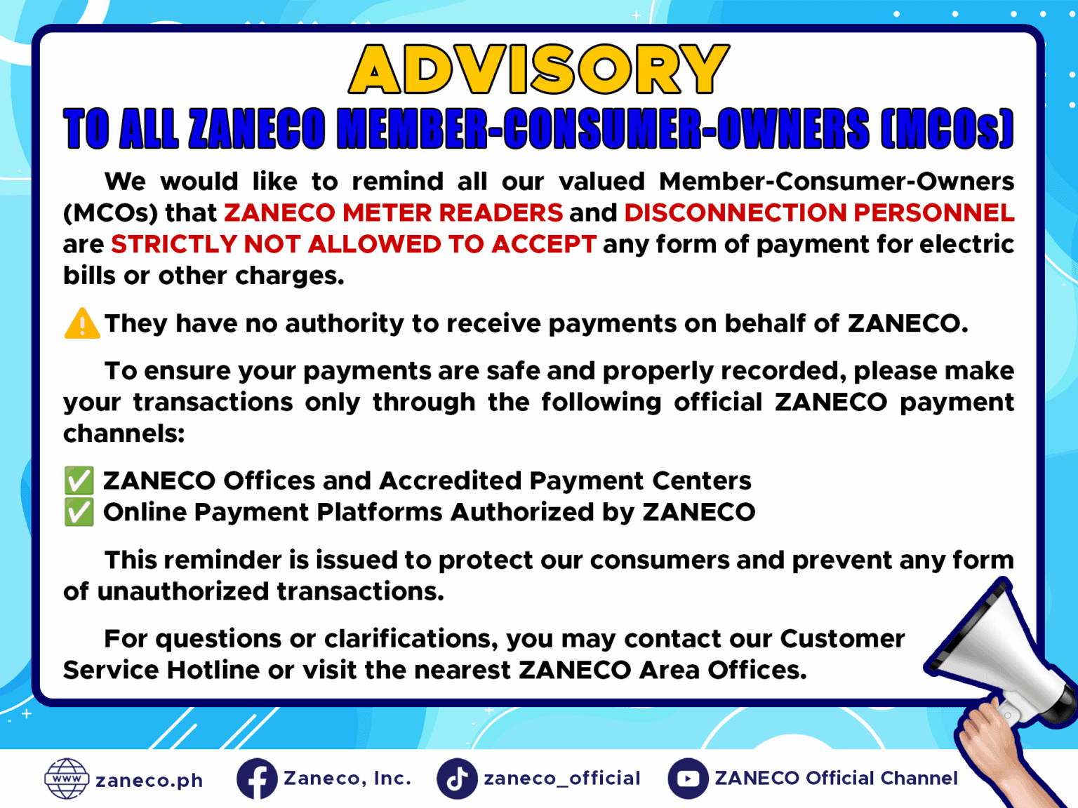 ZANECO – Electric Cooperative of Zamboanga del Norte